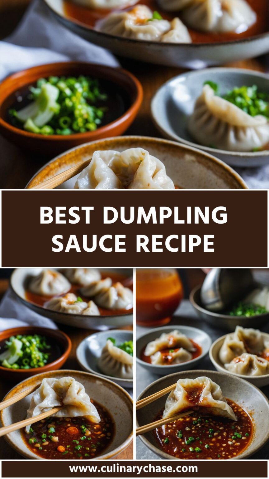 The Best Dumpling Sauce - Culinary Chase