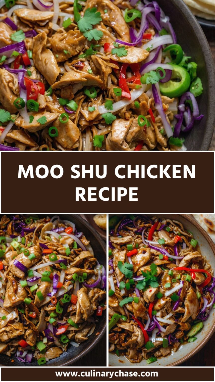 Moo Shu Chicken Recipe - Culinary Chase