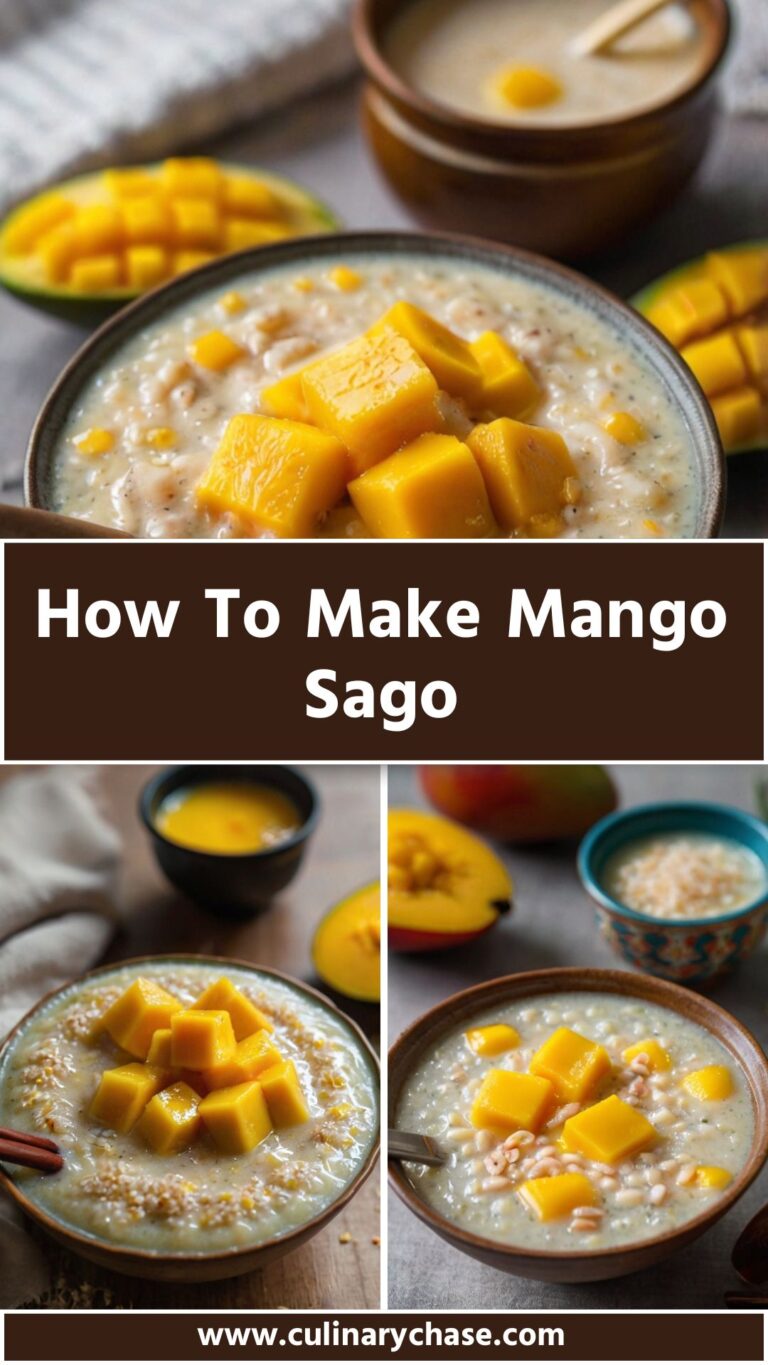 How To Make Mango Sago - Culinary Chase
