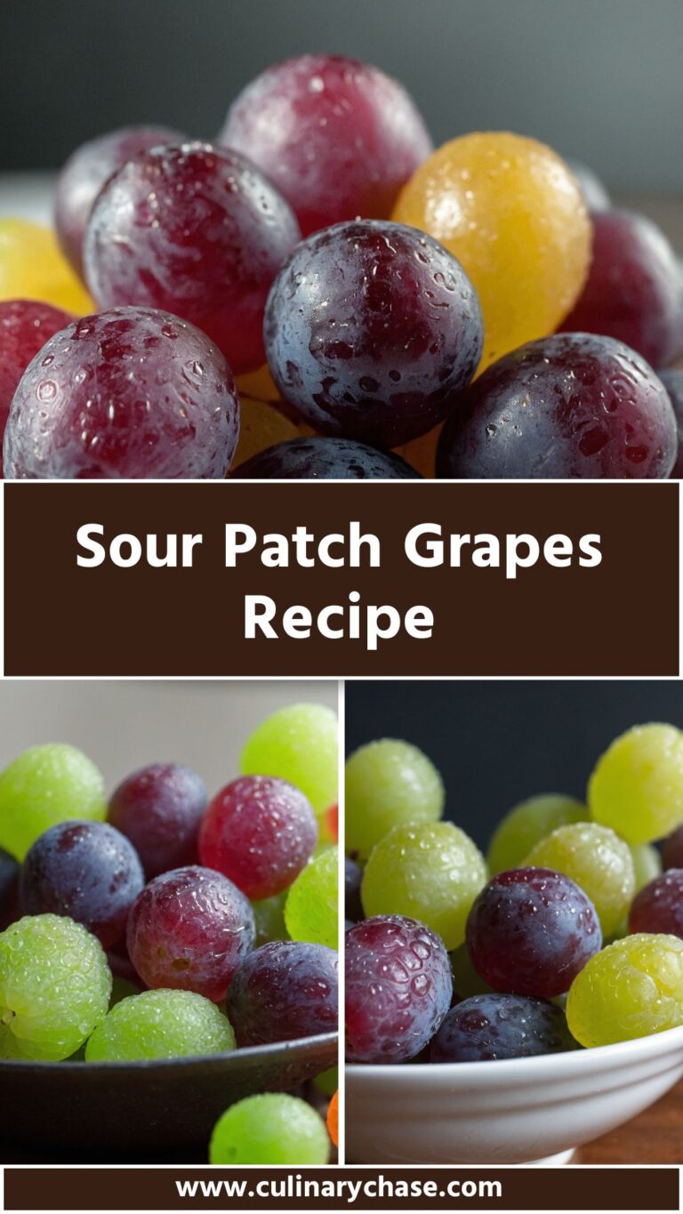 Sour Patch Grapes Recipe - Culinary Chase