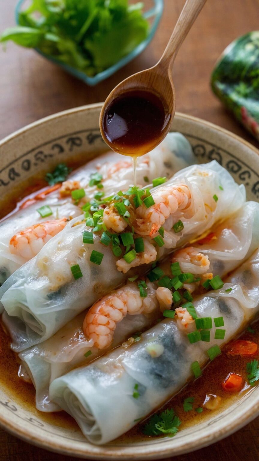 Shrimp Rice Noodle Rolls (Cheung Fun) - Culinary Chase