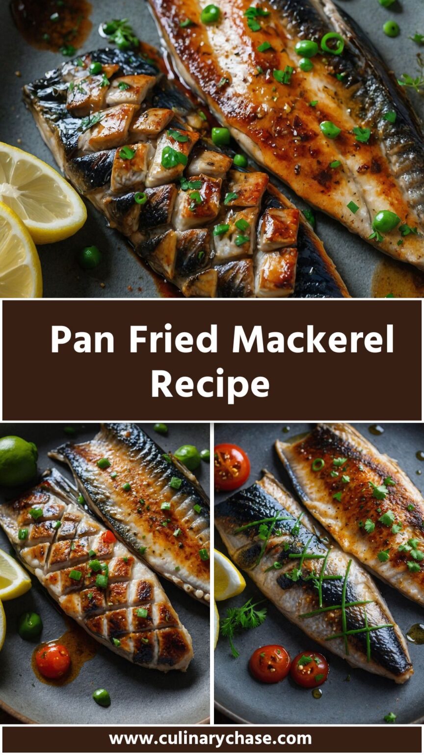 Pan Fried Mackerel Recipe - Culinary Chase