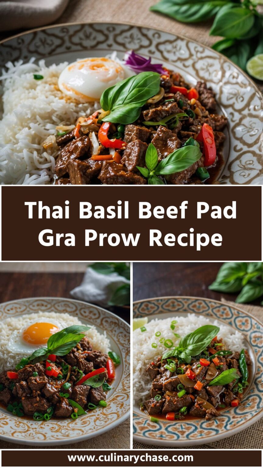 Thai Basil Beef Pad Gra Prow Recipe - Culinary Chase